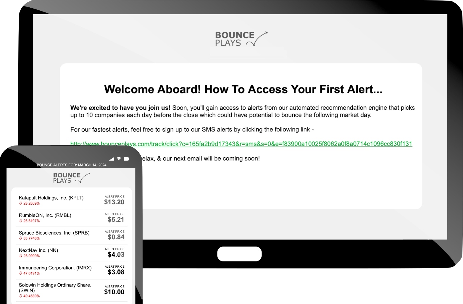 Free Bounce Alerts For Stocks That Have Potential To Pop!